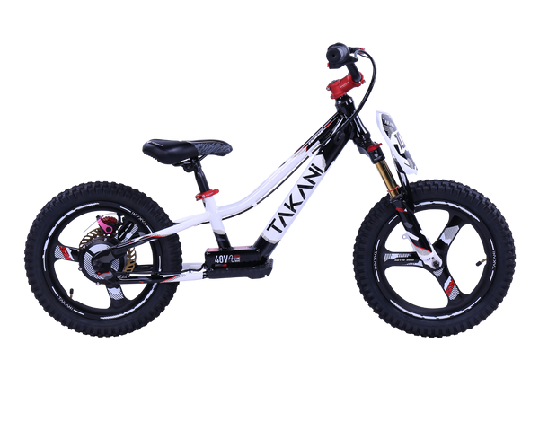 Takani 16" Electric Balance Bike -TK1648-RS Crisp White - Electric Dirt ...